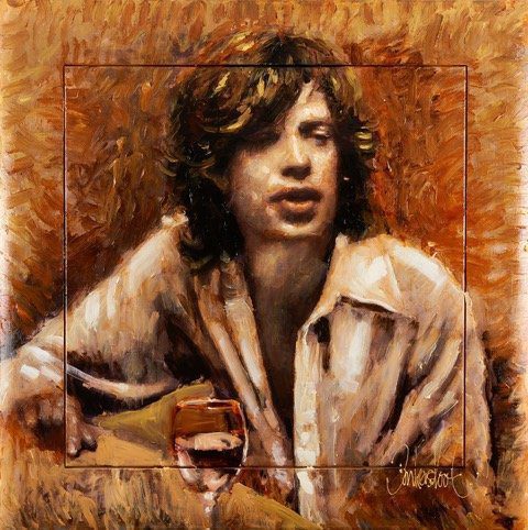 Peter Donkersloot | Mick Jagger | Jules Verne Art